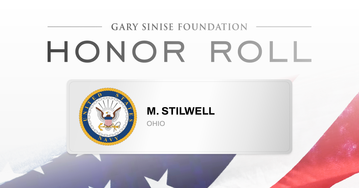 M. Stilwell | Honor Roll | Gary Sinise Foundation