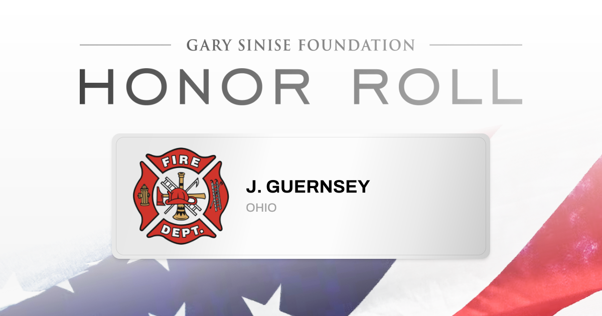 J. Guernsey | Honor Roll | Gary Sinise Foundation