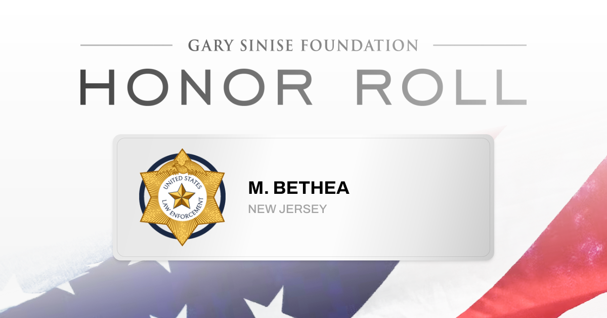 M. Bethea | Honor Roll | Gary Sinise Foundation