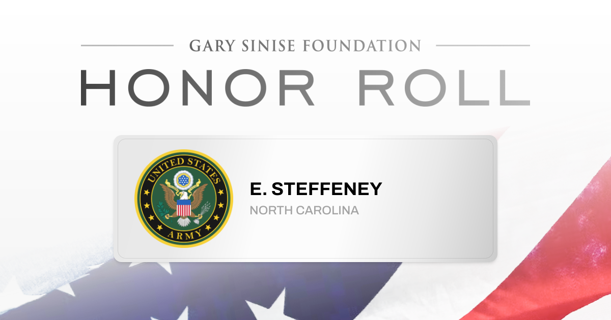 E. Steffeney | Honor Roll | Gary Sinise Foundation