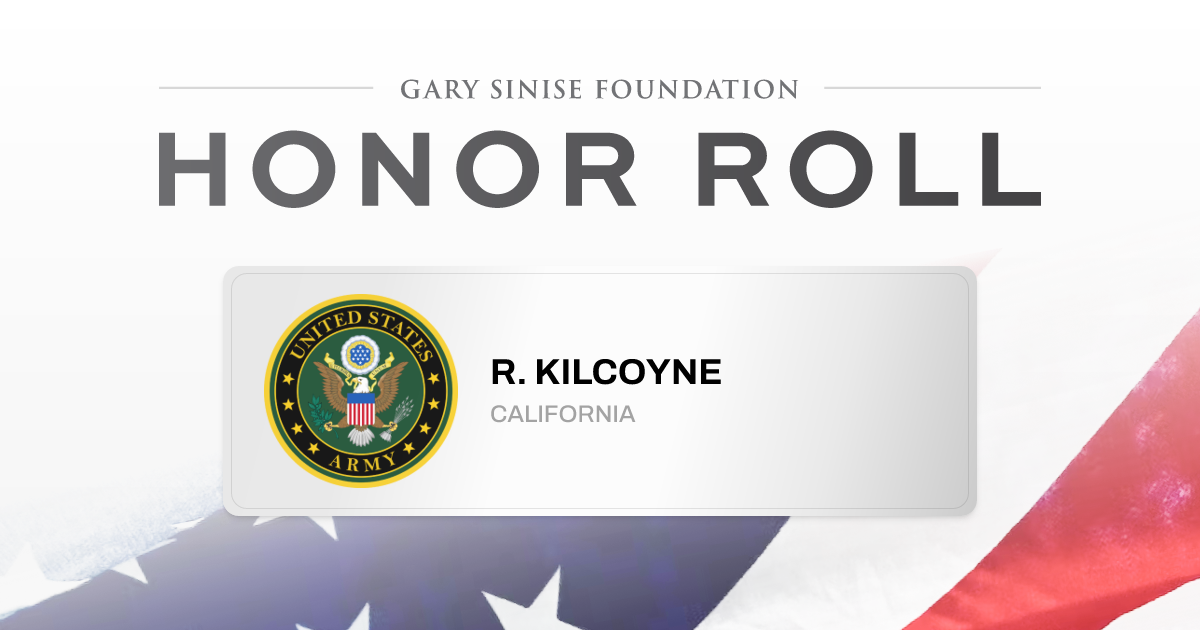R. Kilcoyne | Honor Roll | Gary Sinise Foundation